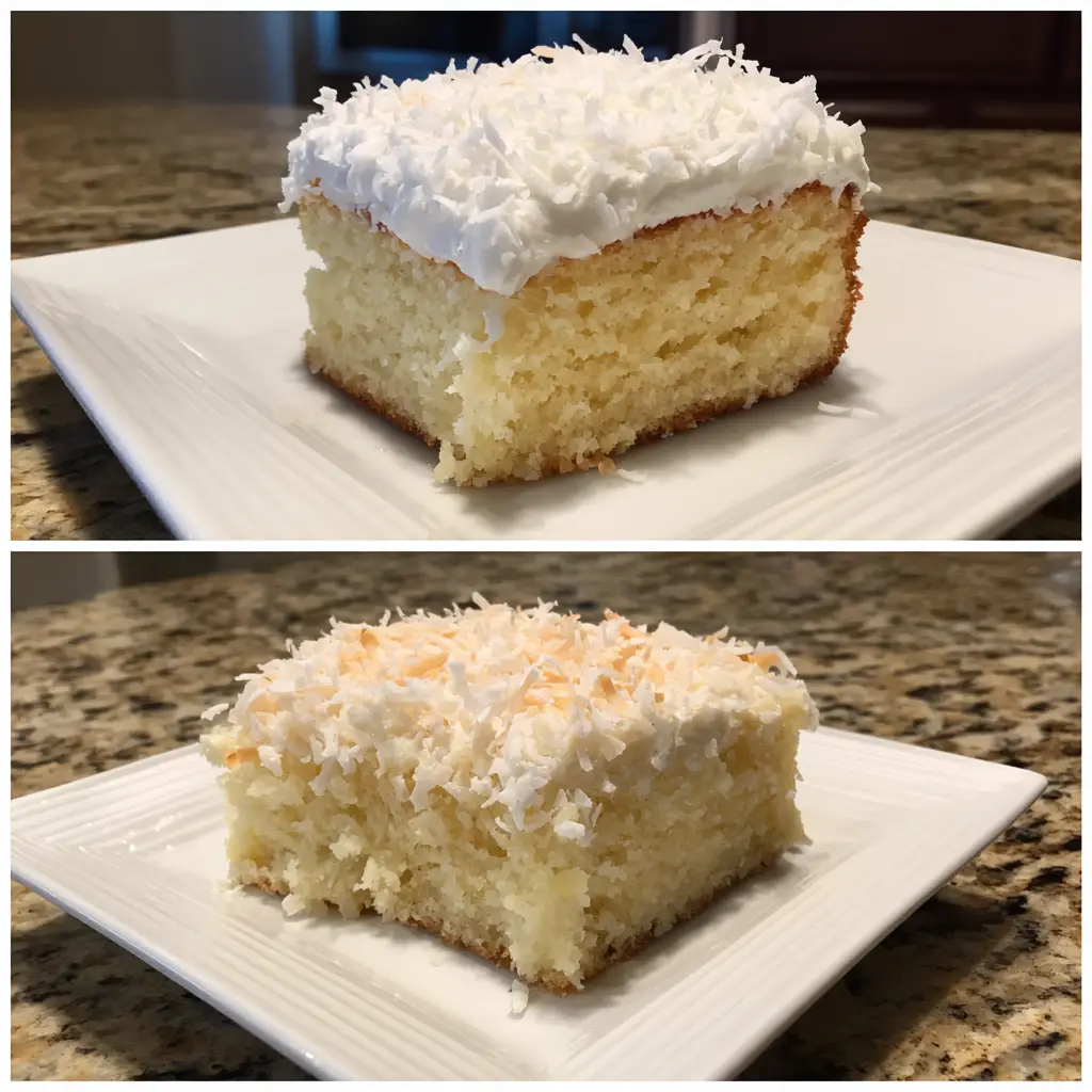 Coconut Cake from Cake Mix Boxes Recipe | Easy and Moist Homemade Cake