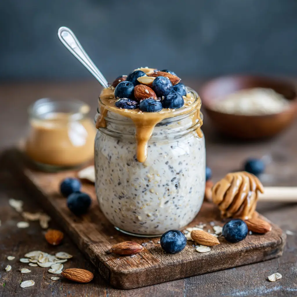 Protein Overnight Oats Recipe | Quick, Healthy, and High Protein Breakfast