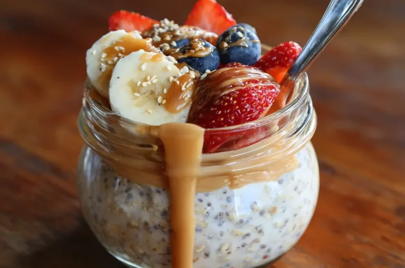 Protein Overnight Oats Recipe | Quick, Healthy, and High Protein Breakfast