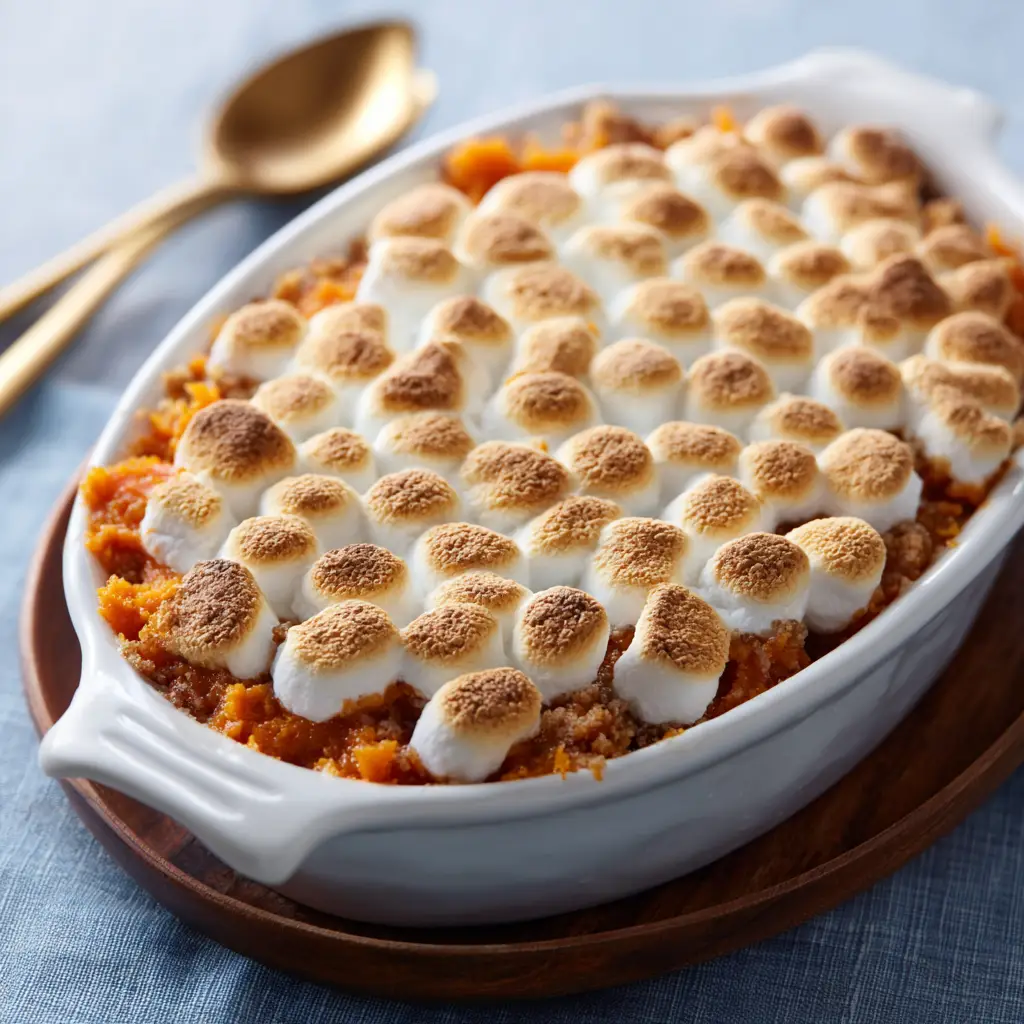 Sweet Potato Casserole with Marshmallows Recipe | Creamy and Delicious ...