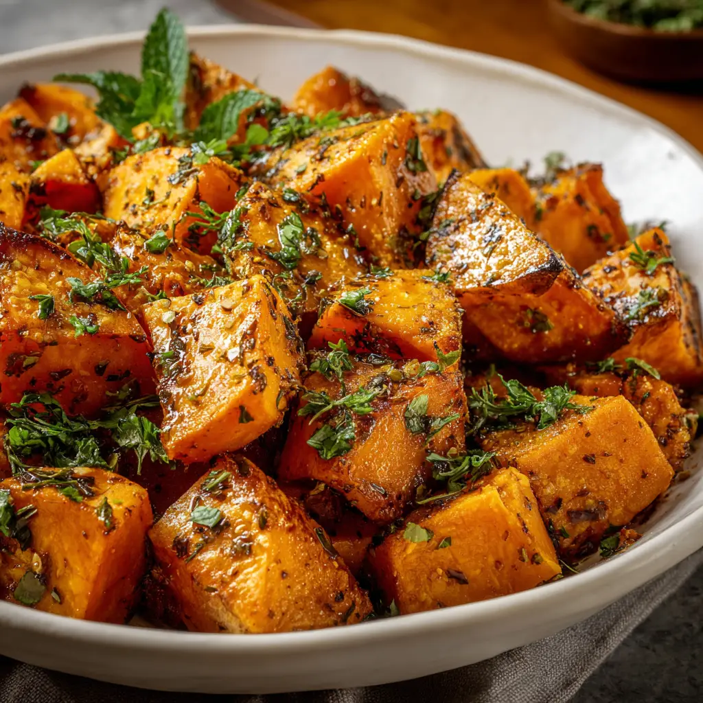 Roasted Sweet Potatoes Easy Oven Recipe Healthy and Delicious