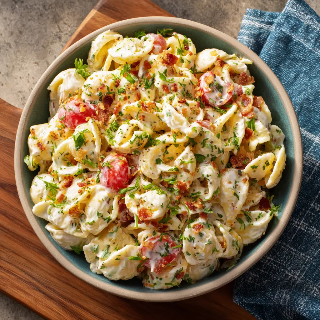 Ranch Pasta Salad Recipe | Easy Creamy Pasta Salad for Any Occasion