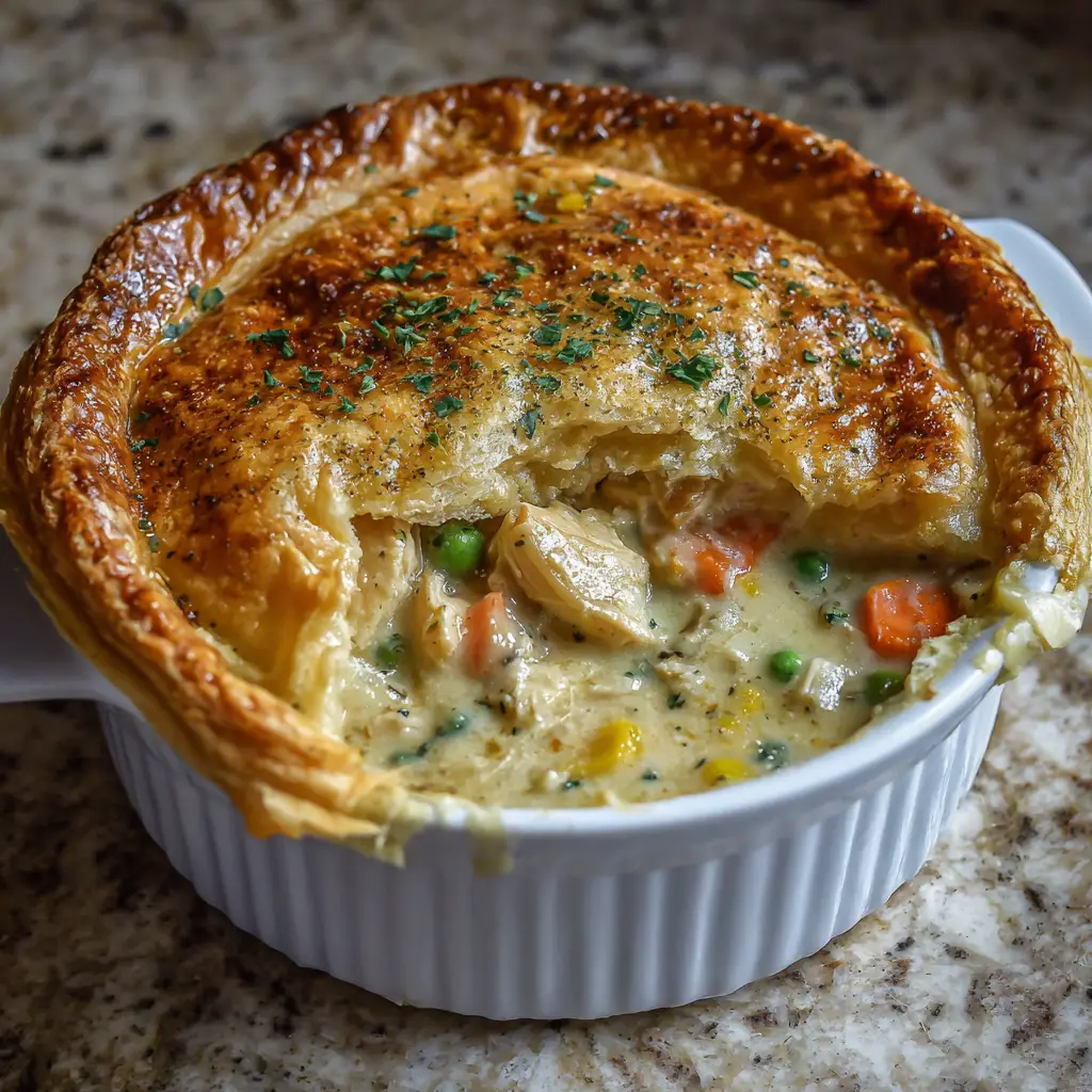 Easy Chicken Pot Pie With Pie Crust Simple Homemade Comfort Recipe