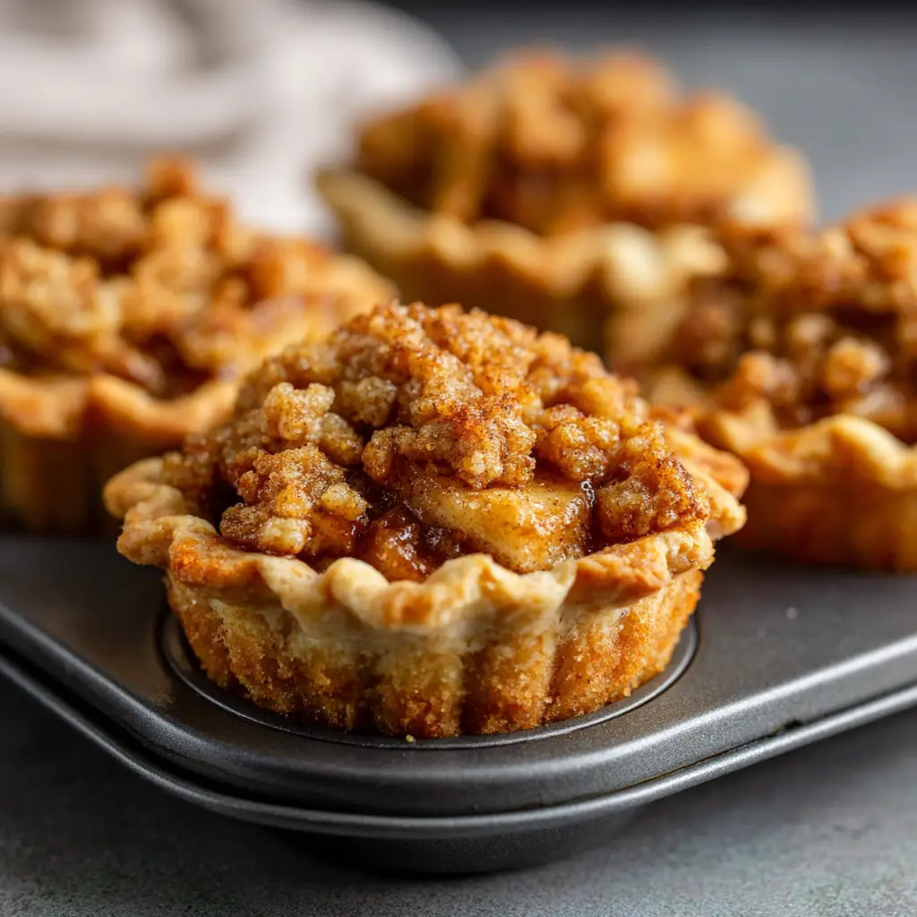 Mini Apple Pies in Muffin Tin Recipe | Easy Homemade Dessert